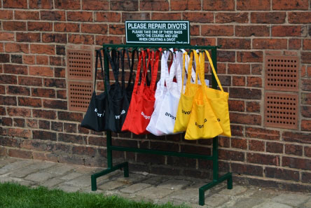 Divot Bag Stand | Tee Markers | Tee Boxes & Divot Mix Boxes